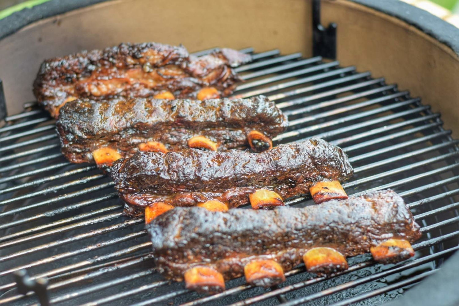 Bison Ribs aus dem Monolith Keramikgrill - BBQ Ömer